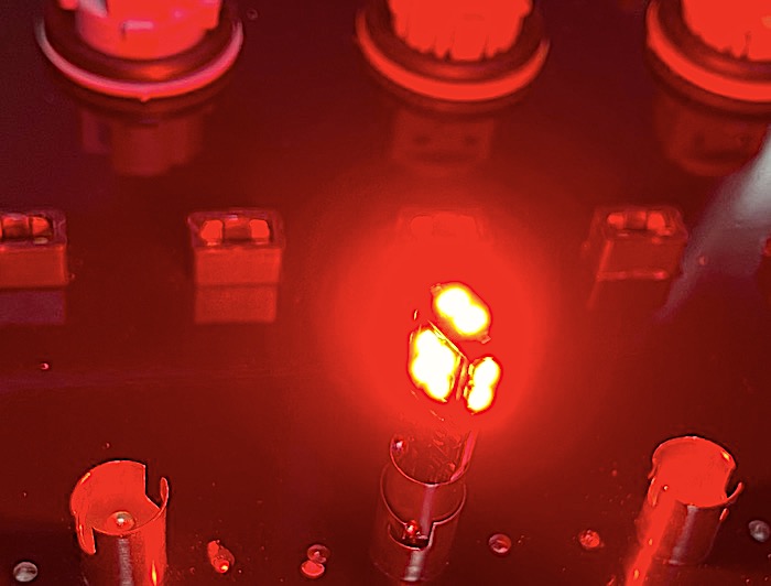 BAY9S(H21W) 120°ピン角違い／Power 3020LED(14pcs) 400LM／CANBUS キャンセラー内蔵／2個セット ...